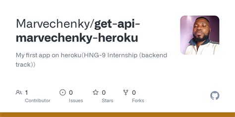 Github Marvechenkyget Api Marvechenky Heroku My First App On Heroku