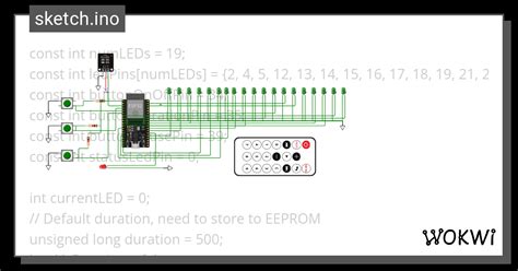 Ledflasher Wokwi Esp32 Stm32 Arduino Simulator