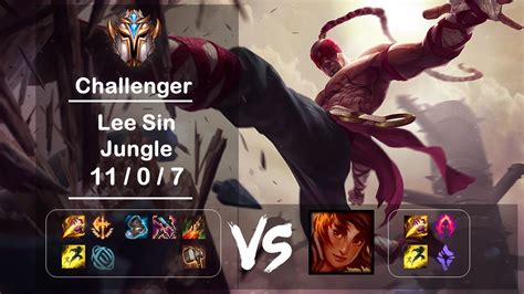 Jungle Lee Sin Vs Taliyah Kr Challenger Patch 1218 Youtube