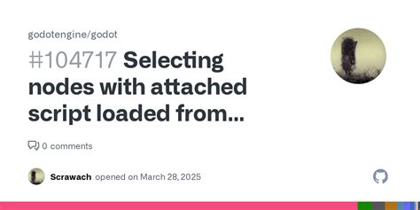 Selecting Nodes With Attached Script Loaded From Resource Package In