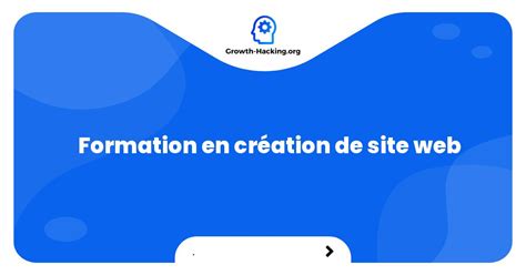 Formation en création de site web