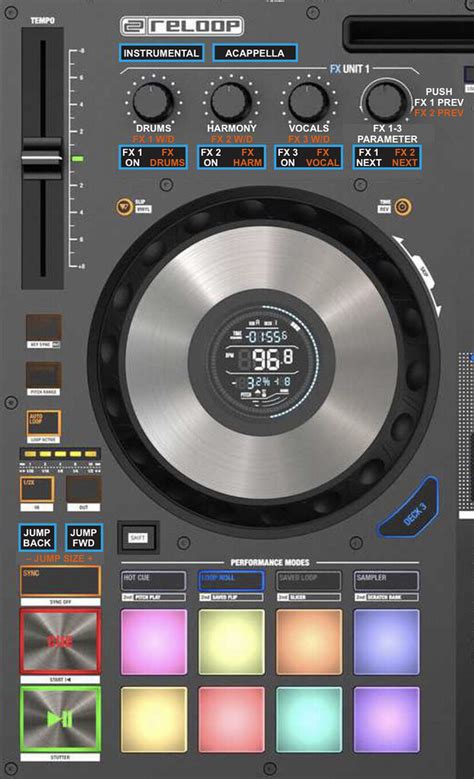 Reloop Mixon Ultimate STEMS Mapping DJ Hardware Algoriddim Community Forums
