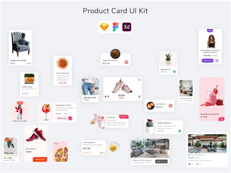 Product Card Ui Kit Download Free Resource