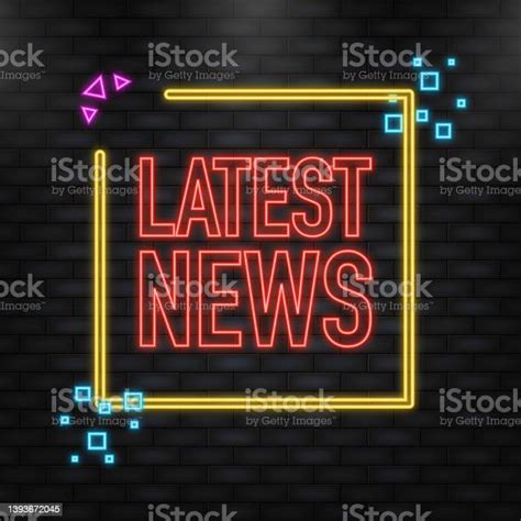 흰색 배경에 3d 스타일로 최신 뉴스 빨간색 배너 벡터 일러스트레이션 뉴스레터에 대한 스톡 벡터 아트 및 기타 이미지 뉴스