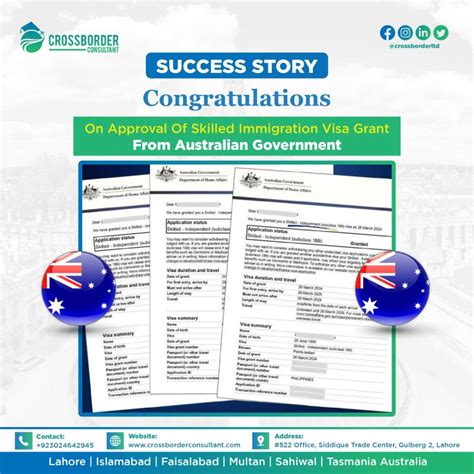 Crossborder Consultant Pvt Ltd On Linkedin Approval Successstory Australia Australiaskilled