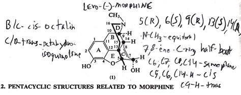 Structure Stereochemical Activity Relationships Of Classical Morphinan