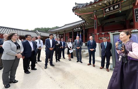 경기도 멀티미디어 미국 유타주 대표단 道 방문 및 협력강화mou체결식