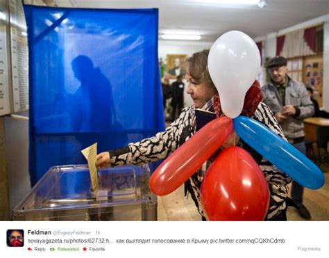 Референдум в Крыму — голосование под дулом автомата и на капоте машины ФОТО ВИДЕО