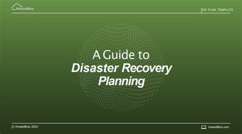 A Guide To Disaster Recovery Planning