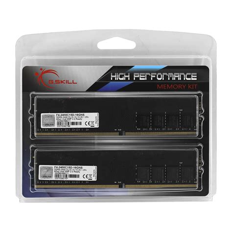 Комплект модулей памяти G Skill F4 2400c15d 16gns Ddr4 16gb Dimm 16