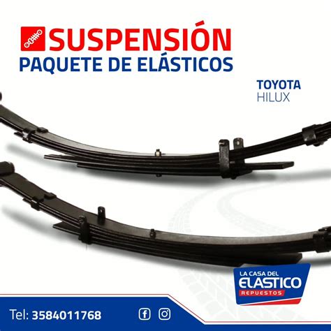 Paquete De Elásticos Toyota Hilux 🔷 Tenemos Amplio Stock De Paquetes