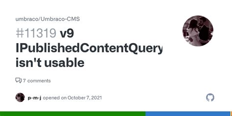 V9 Ipublishedcontentqueryaccessor Isnt Usable · Issue 11319 · Umbracoumbraco Cms · Github