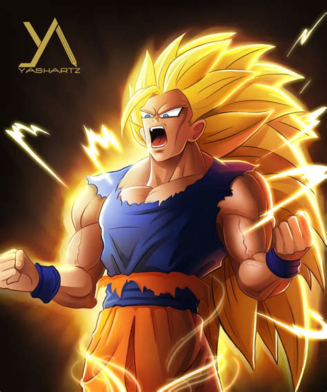 Ssj3 Goku By Yashartz On Deviantart