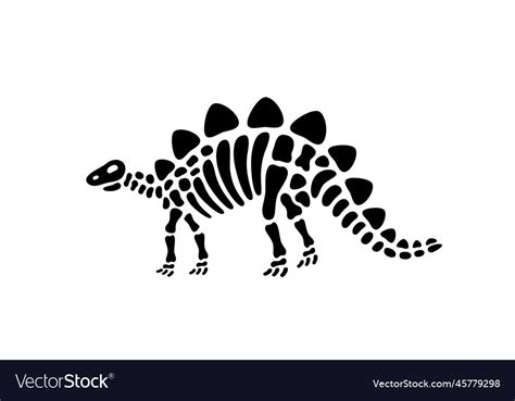 Dinosaur Fossil Outline Cheap Sale