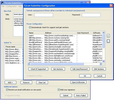 Filegets Forum Submitter Screenshot Forum Submitter Is A New
