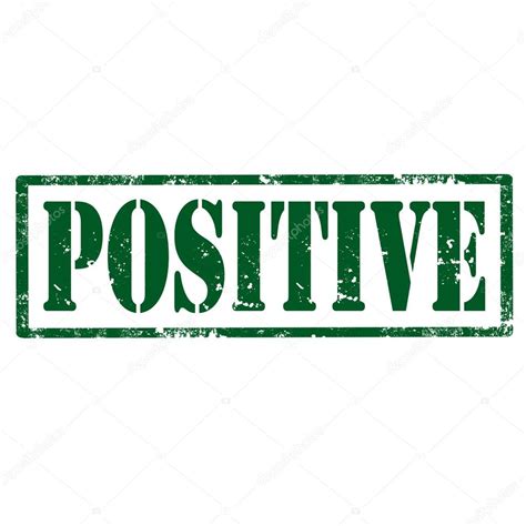 Positive Stamp — Stock Vector © Carmen Dorin 43728783