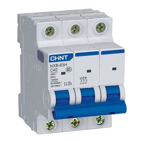 Nxb 63 3p C20 Aptomat Chint Mcb 3 Phase 20a 6ka Shopee Malaysia