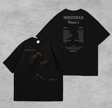 Kanye West Vultures Album Cover Shirt Kanye West T Shirt Vultures Merch