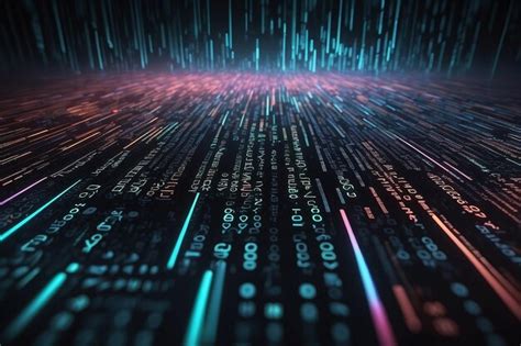 Premium Ai Image Binary Code Background Abstract Technology Digital