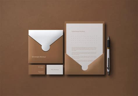Briefpapier Modell Premium Psd Datei