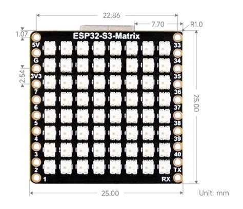 【花雕学编程】arduino动手做（252） Esp32 S3 Rgb Led矩阵qmi8658c 陀螺仪 Wifi蓝牙matrix开发板