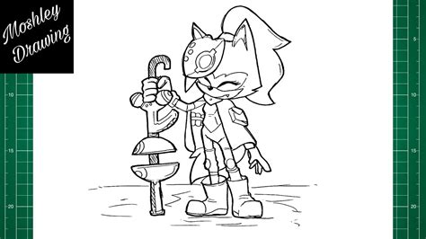 How To Draw Whisper The Wolf Sonic Characters Youtube