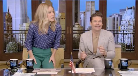 Kelly Ripa Suffers Uncomfortable Wardrobe Malfunction On Live As She