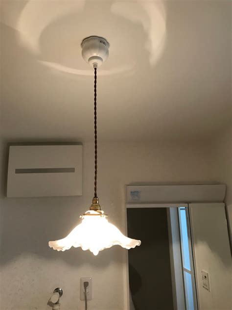 埼玉県hさまのペンダントライト「とっても素敵で癒されております。」アンティーク家具handle お客さまのおうち紹介（レビュー）