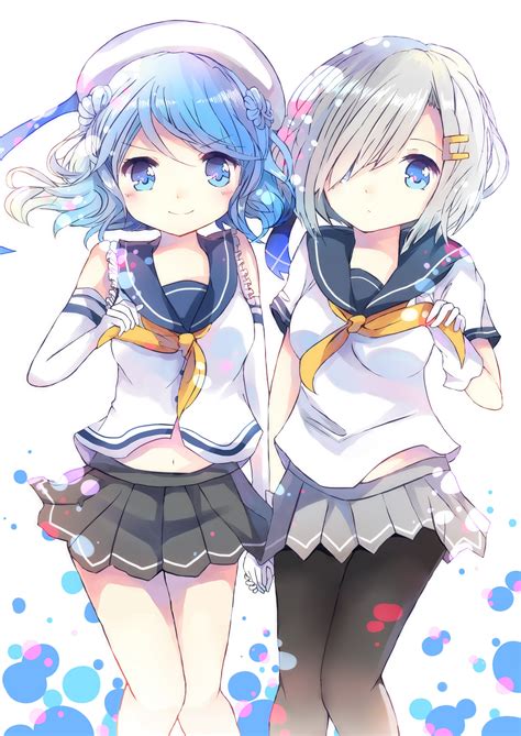 艦隊これくしょん 艦これ 【浜風浦風】 壁紙