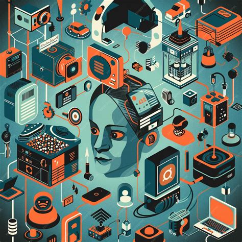 Premium Photo Illustration Of An Ai System Integrating With Internet Of Things Iot Devices