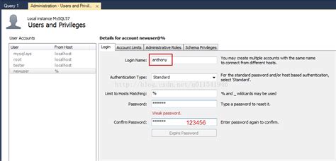 Mysql基础教程3 如何添加用户手动插入mysql 用户 Csdn博客