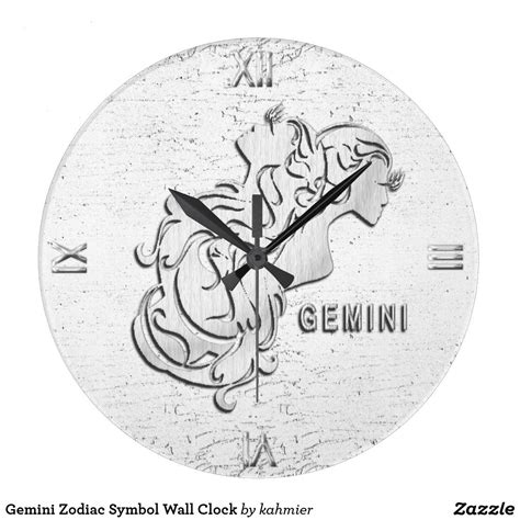 Gemini Zodiac Symbol Wall Clock 25 Off Zodiac Symbols Gemini Zodiac