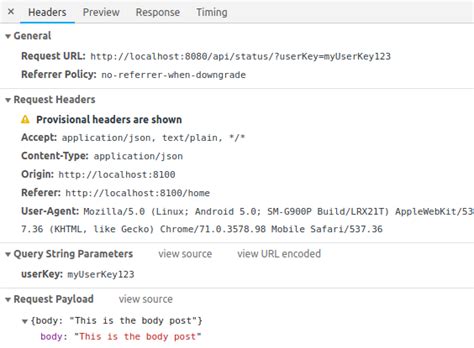 Nodejs Angular To Node Expressjs Post Stalled Status 204