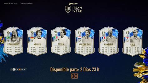 Fifa 23 Filtrado Que Varios Iconos Del Toty Saldrían En Sbc Y Uno