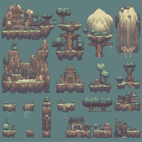 Create Pixel Art Tileset And Assets For You By Tomasmarengo Fiverr