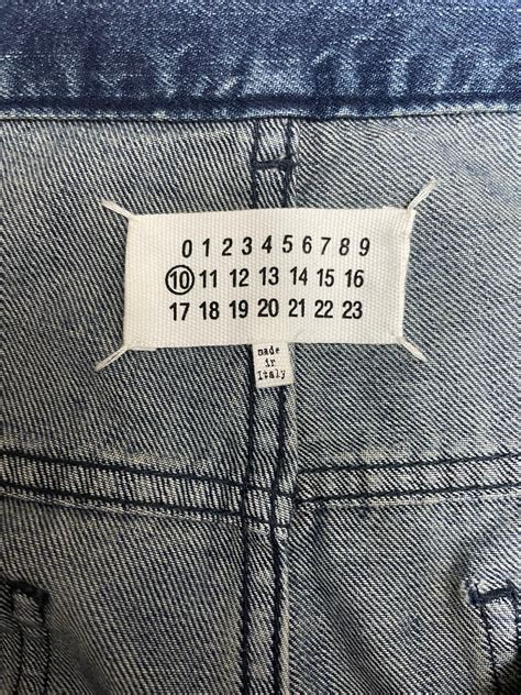 마르지엘라 31사이즈 청바지스티치 O 후루츠패밀리