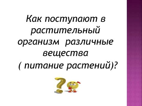 Обмен веществ у растений 6 класс презентация онлайн