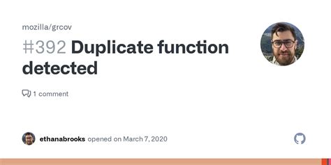 duplicate function detected · issue 392 · mozilla grcov · github