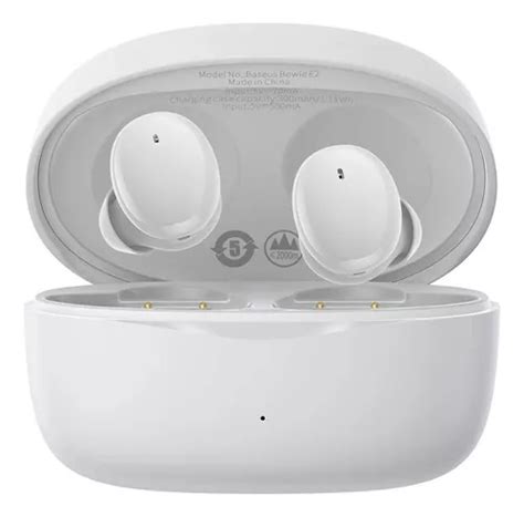 baseus audifono bluetooth bowie e2 compatible ip y android color blanco