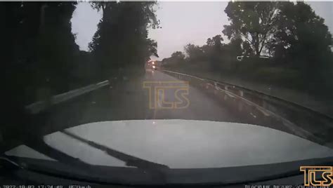 Caught On Video Drunk Motorcyclist Loses Control And Crashes The