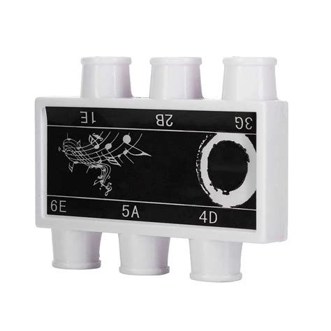 Portable Guitar Tuner Universal Six Hole Tuner Folk Guitar Tune