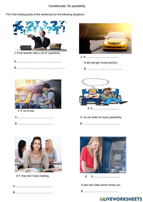 Listening First Conditional Worksheet In 2025 English As A Second