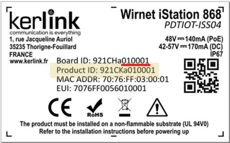 Initial Setup For Kerlink Wirnet Istation