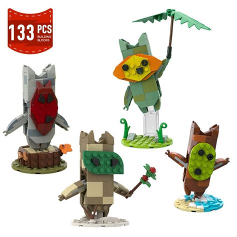 Building Block Kingdom Moc Zeldaed Yahaha Korok Building Blocks Set