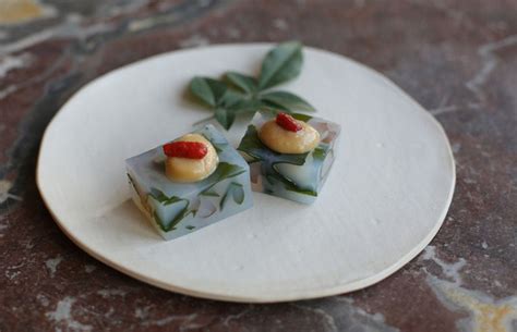 Sashimi Kanten With Karashi Sumiso Sauce Clearspring