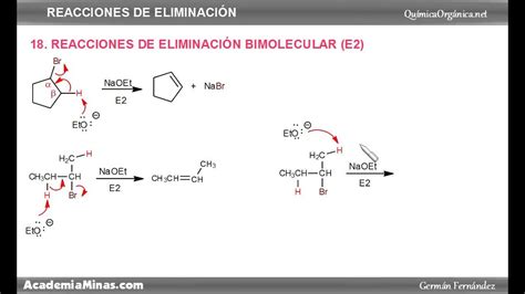 Eliminación Bimolecular E2 Youtube