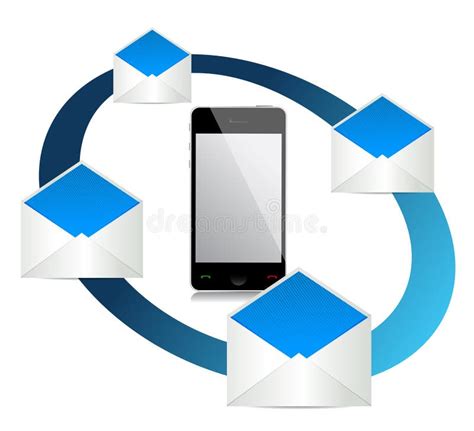 Mobile Mail Concept Stock Illustration Illustration Of Mobile 28835993