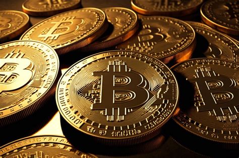 Premium Photo Bitcoin Pile Background Digital Crypto Currency Bitcoin