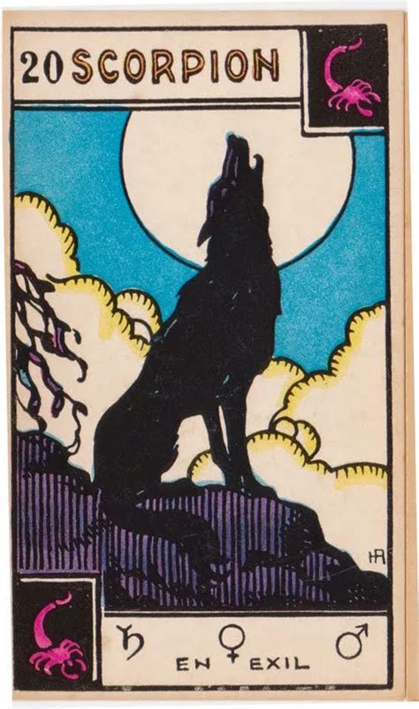 Tarot Astrologique A Carta 3º Decanato De Escorpião