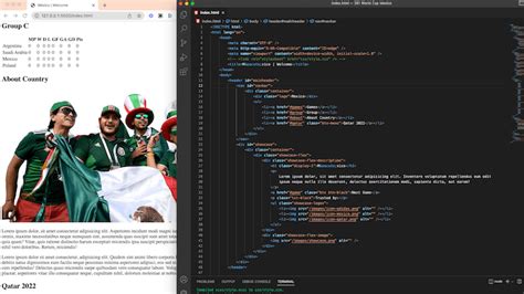 Práctica De Html Y Css Sass Con El Mundial México